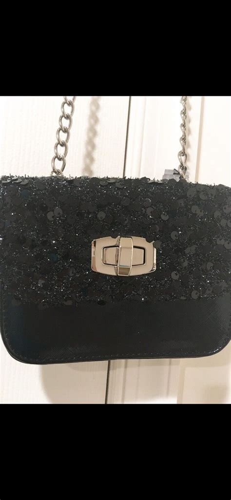 Mini Black Sequin Bag Ebay