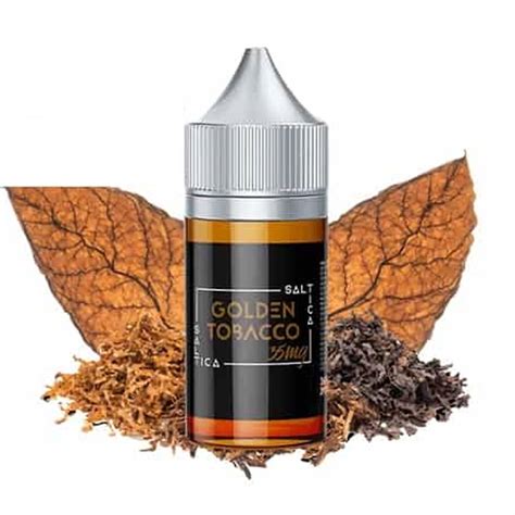 Saltica Golden Tobacco Salt Likit 30ml Ucuz Fiyat ve Kapıda Ödeme ile Buharama