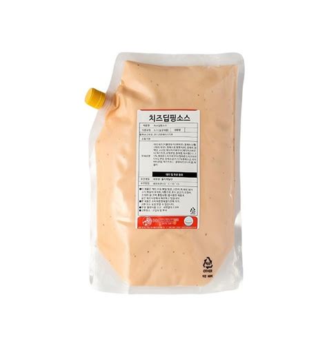치즈딥핑소스 500g 디핑 치킨 양념 피자 찍먹 티몬