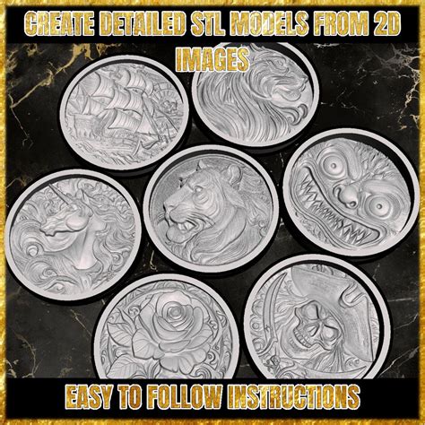 Cnc Stl File 3d Printing Stl File How To Guide E Book Vectric Easel Cnc Free 3d Cnc Models