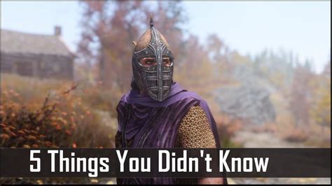Skyrim 5 Things You Probably Didnt Know You Could Do The Elder