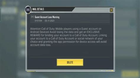 Call Of Duty Mobile Guest Accounts Will Be Deleted After Season 10