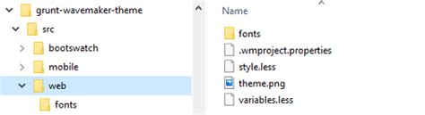 creating themes using the manual setup wavemaker docs