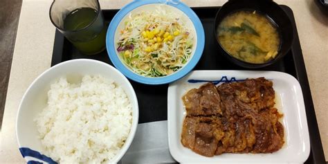 本日のおうちごはん 松屋 牛カルビ焼き肉定食 お肉増量キャンペーン 映画館でシニア料金で観られる歳になったブルーおじさんの日記