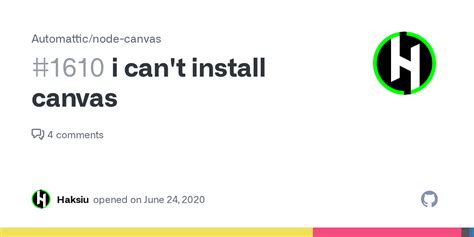 I Cant Install Canvas · Issue 1610 · Automatticnode Canvas · Github
