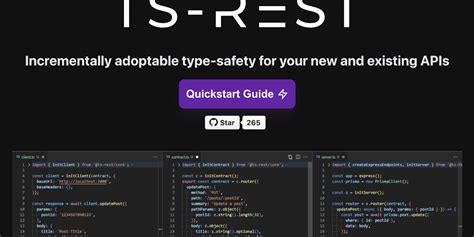 ts rest simplify e2e type safety for your typescript rest apis