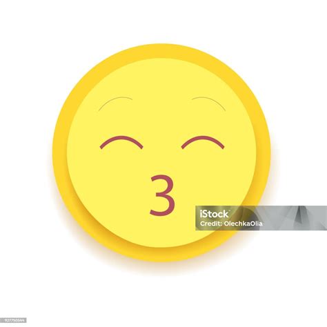 Emodji 아이콘입니다 이모티콘 채팅 메시지 웹에 대 한입니다 격리 된 벡터 일러스트 레이 션 노랑에 대한 스톡 벡터 아트 및