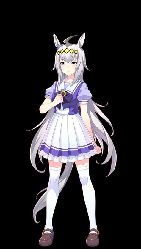 An Anime Character With Long Hair And White Hair Wearing A Purple Dress