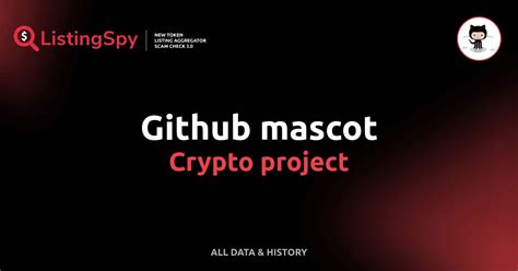 Github Mascot Crypto Project Mona Token Listings Events Analysis