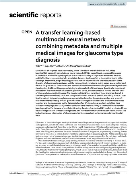 pdf a transfer learning based multimodal neural network combining