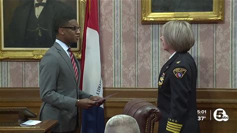 Former Police Chief Wayne Drummond New Chief Annie Todd Sworn Into New