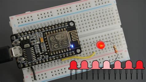 Esp Nodemcu Pwm Avec Arduino Ide Dim Led Sortie Analogique