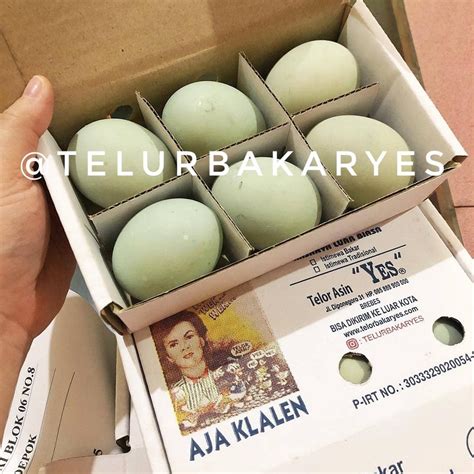 Jual Telur Asin Rebus Yes Isi 6 Butir Buble Warp Shopee Indonesia