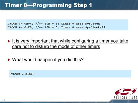 Timer Operations And Programming Ppt Download