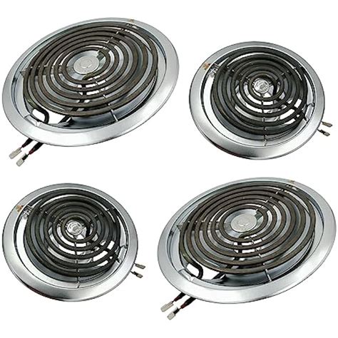 WB M WB M GE Electric Stove Burners Replacement Element With Stove Burner Covers Drip Pans