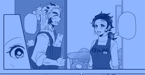 腐滅の刃 煉炭♀現パロ煉獄さんお誕生日漫画 よもぎのマンガ 煉炭 女体化 腐滅の刃1000users入り Pixiv