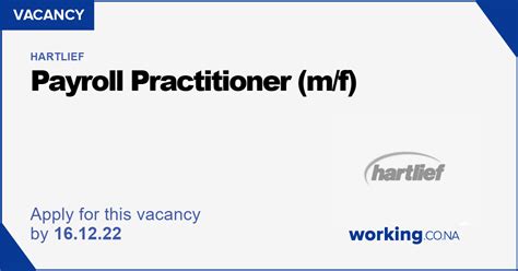 Hartlief Payroll Practitioner M F Windhoek Na