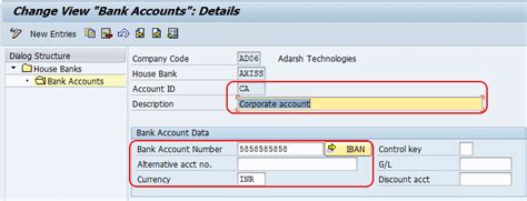 SAP FICO Central Define House Bank In SAP House Banks Overview