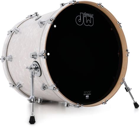 Dw Performance Series Bass Drum 18 X 22 White Marine Finishply