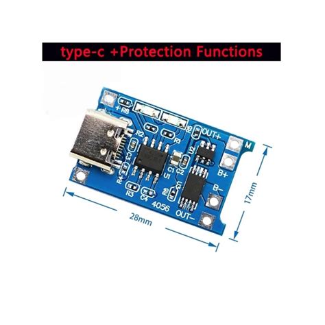 Szín TYPE C C típusú USB Micro USB 5V 3A akkumulátortöltő kártya