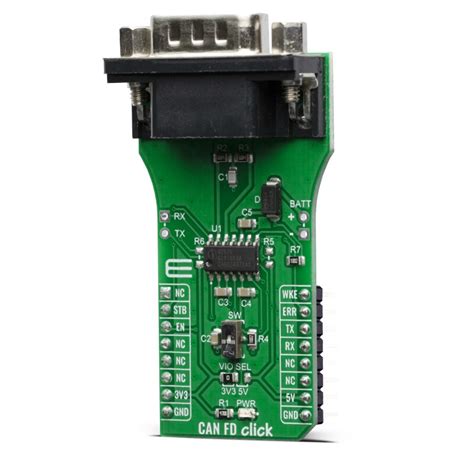 Can Fd Click Tle9252v Can Transceiver Module Mikrobus™