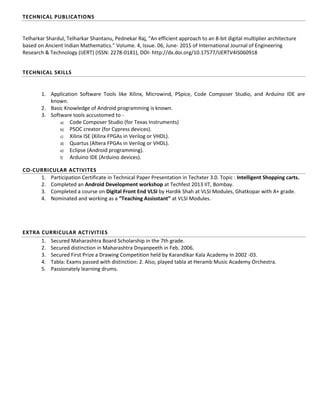 Updated Resume Pdf