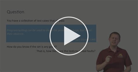 Mutation Testing Testing Foundations Coursera