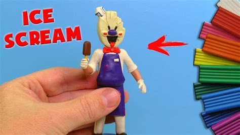 Making Rod From ICE SCREAM Game Clay Tutorial YouTube