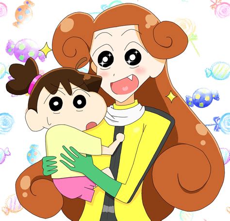 大人ひまわりとロリみさえ Ibispaint