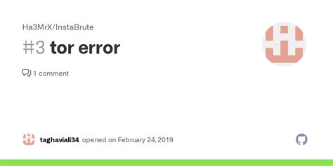 Tor Error Issue 3 Ha3MrX InstaBrute GitHub