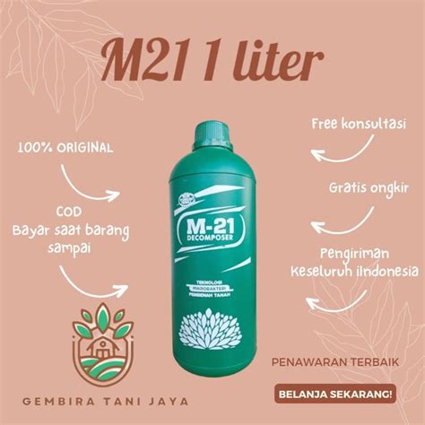 Jual M21 Dekomposer Pupuk Pembenah Tanah Pupuk Tanah Pupuk