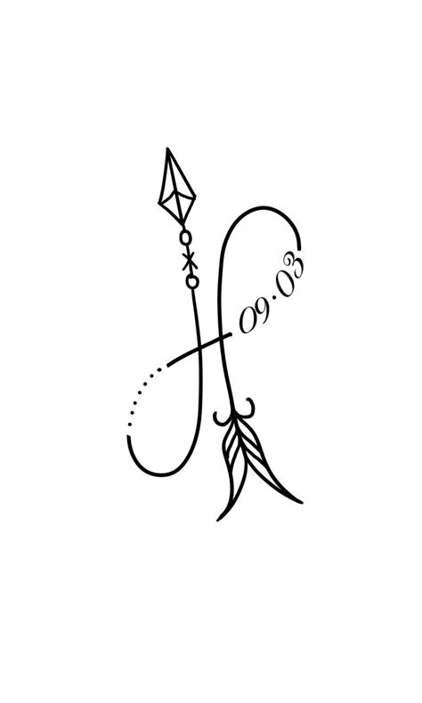 Infinity Arrow Temporary Tattoo Set Of 3 Artofit