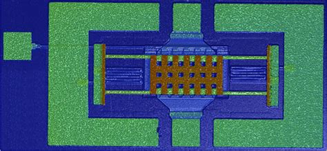 Top View Of An Rf Mems Series Ohmic Switch As Those Employed In The Imn Download Scientific