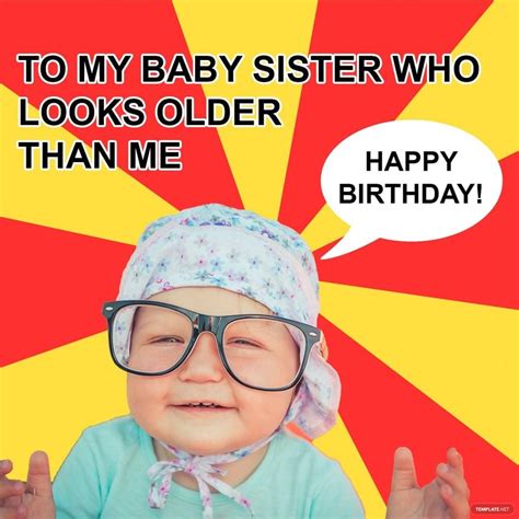 Funny Sister Birthday From Brother