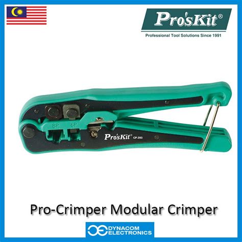 Cp 393 Proskit Pro Crimper Modular Tool Telephone Networking 160mm