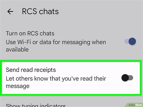 How To Turn Off Read Receipts On Android Text Messages