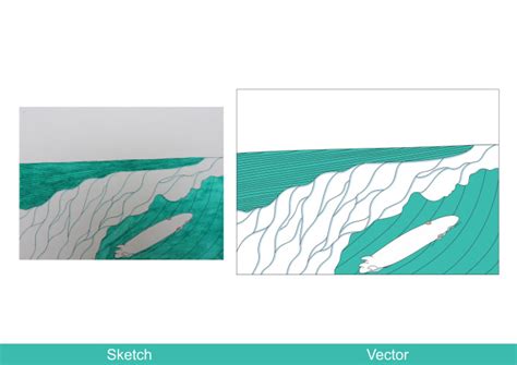 Do Vector Tracing Redraw Your Sketch Image Or Logo By Artbymariia Fiverr