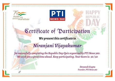 Niranjani Vijayakumar On Linkedin Republicday2023 Quizchalleng