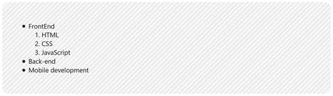 Liste Lecție HTML