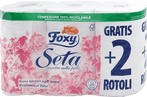 Foxy Carta Igienica Seta 2 Veli 6 Pz Acquista Online A Prezzi