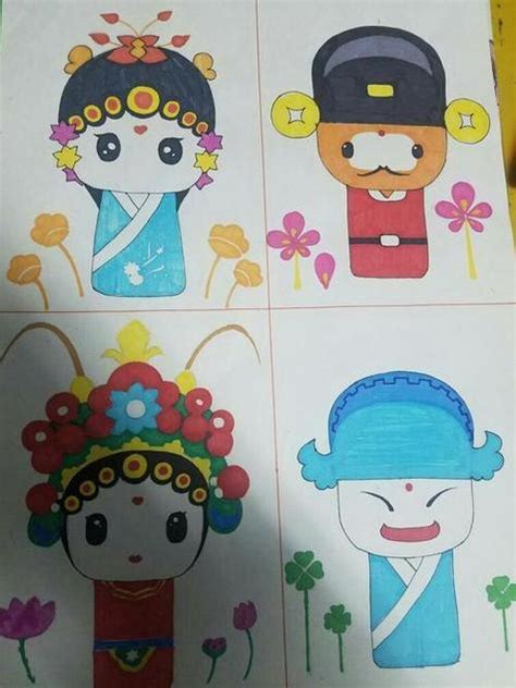 花旦脸谱简笔画儿童简单教程视频简单（流行11张） 简笔画图片大全