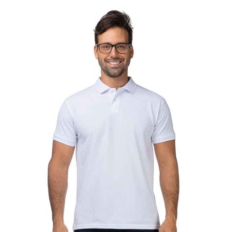 Camiseta Tipo Polo Blanca Polotextil
