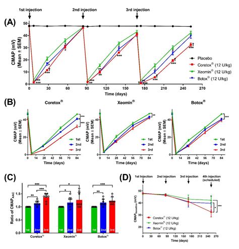 A Time Course Showing Changes In The Compound Muscle Action Potential