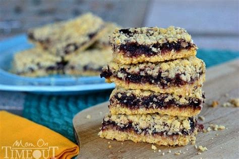 Blackberry Oatmeal Crumble Bars Mom On Timeout