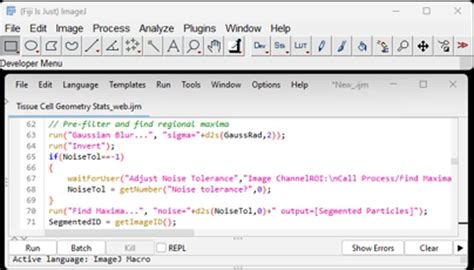 Danish Bioimaging On Linkedin Course Programming Imageprocessing Opensource Fiji Analysis