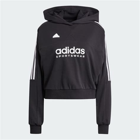 Adidas Tiro 3 Stripes Loose Hoodie Black Adidas Lk