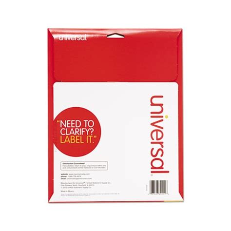 Universal Self Adhesive Permanent File Folder Labels UNV Shoplet Com