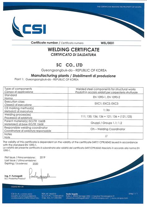 Online Welding Certificate