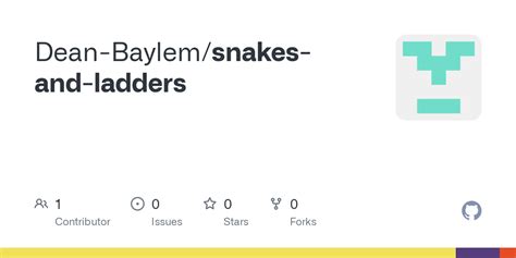 GitHub Dean Baylem Snakes And Ladders
