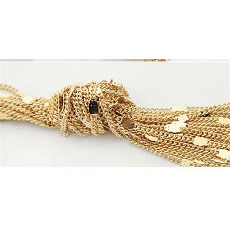 Knotted Tassel Necklace For Women